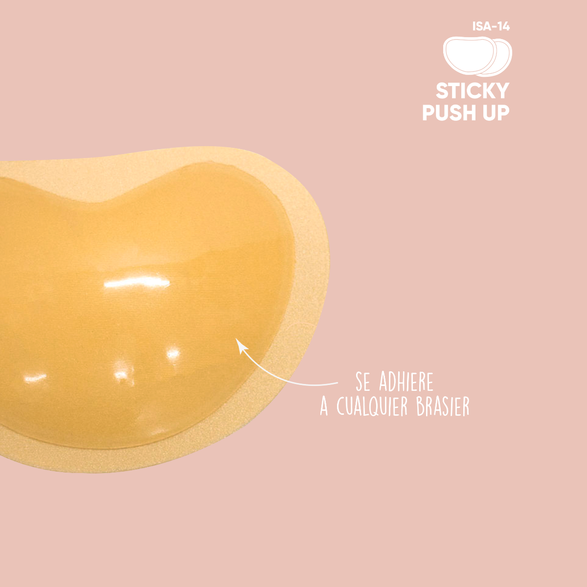 Almohadilla adhesiva efecto push up / Sticky push up / ISA-14– Bella ...