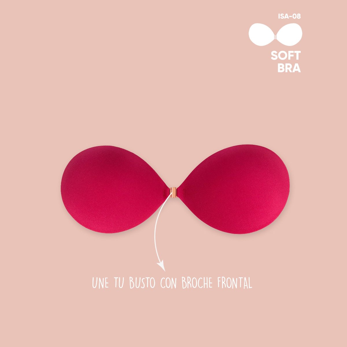 Brasier invisible adhesivo en tela con realce / Soft bra / ISA-08 ...